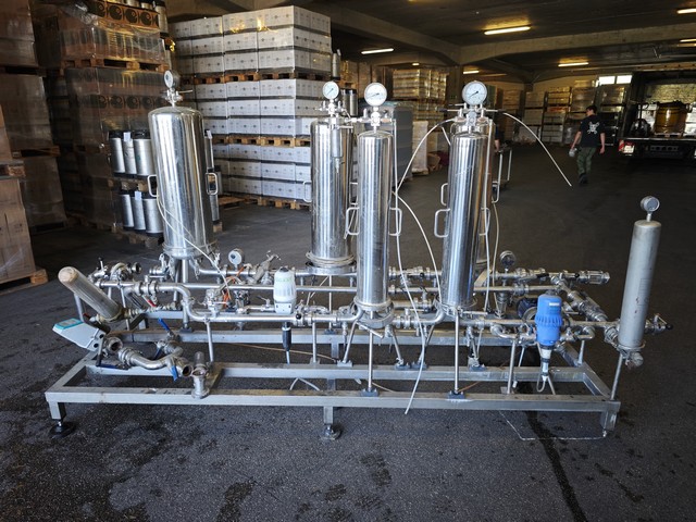 Used MBF triblock low vacuum for glass bottle | Elitekno Bottling Solutions